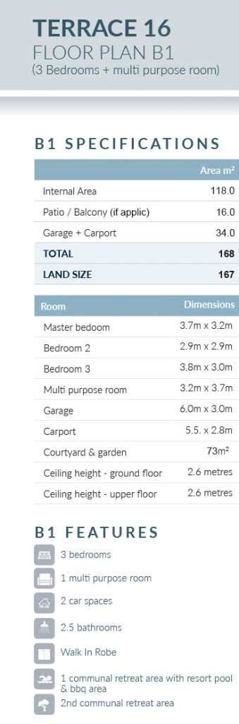 TERRACE 16 - B1 - 4 bedroom - BrookView
