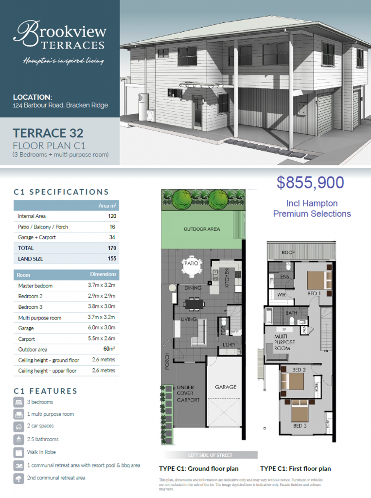TERRACE 32 - C1 - 4 bedroom - Brookview